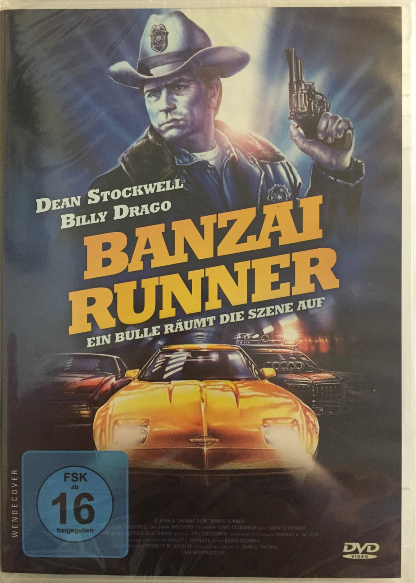 Banzai Runner DVD *ENG.ÄÄNI* (1987, Dean Stockwell, Billy Drago ...